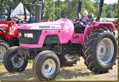 Tales of a Toddler: Big PINK Tractor!
